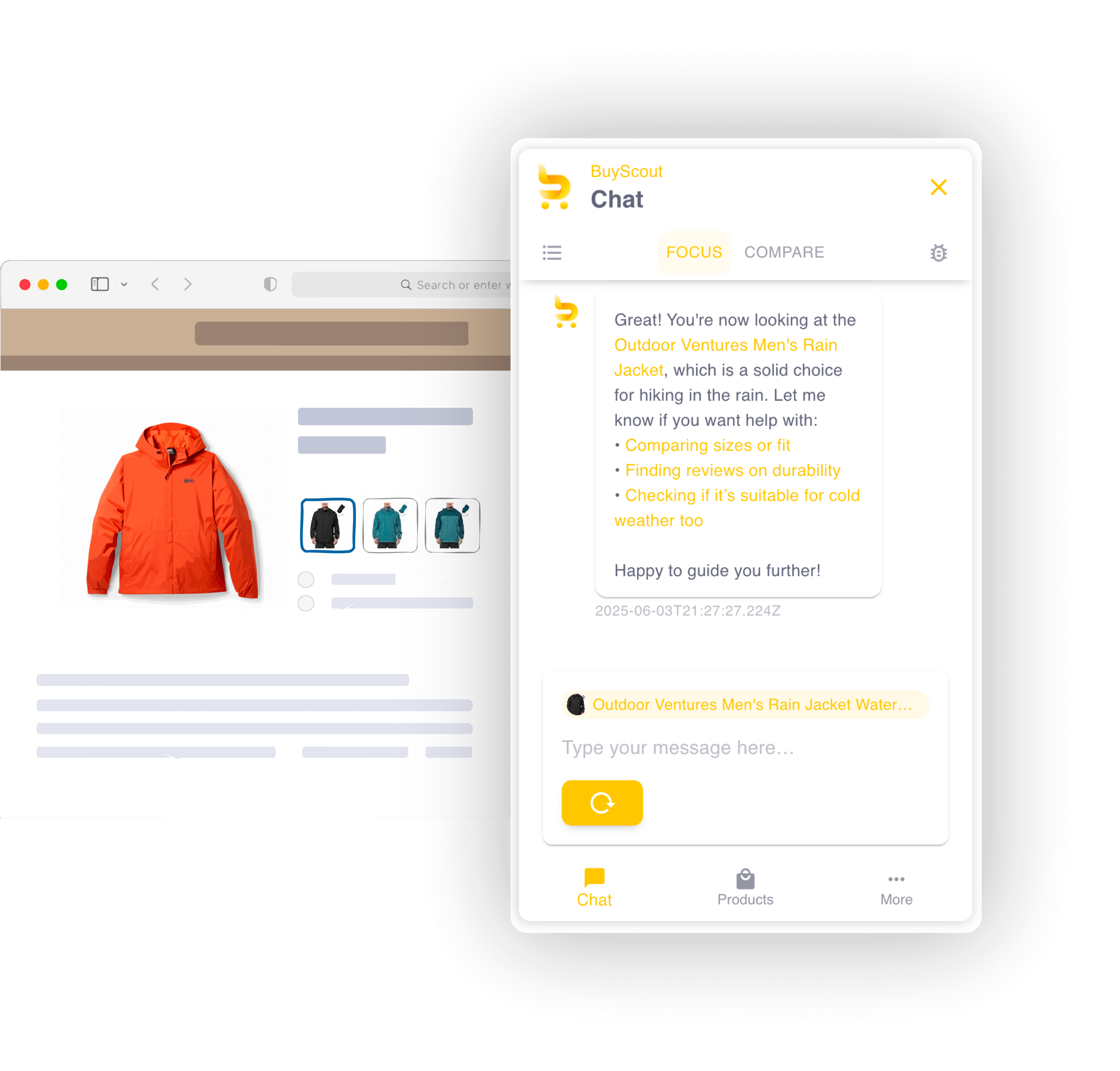 BuyScout® AI Sales Agent - Hyper-personalized Sales Representative for DTC Stores
