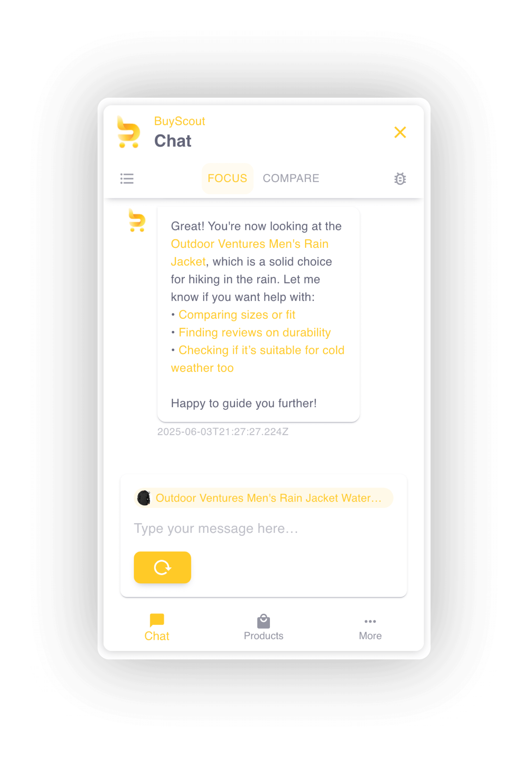 BuyScout® AI Sales Agent - Hyper-personalized Sales Representative for DTC Stores